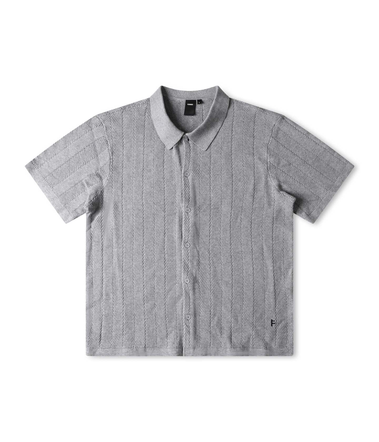 AG MARILYN SS KNIT // GREY – FORMER MERCHANDISE