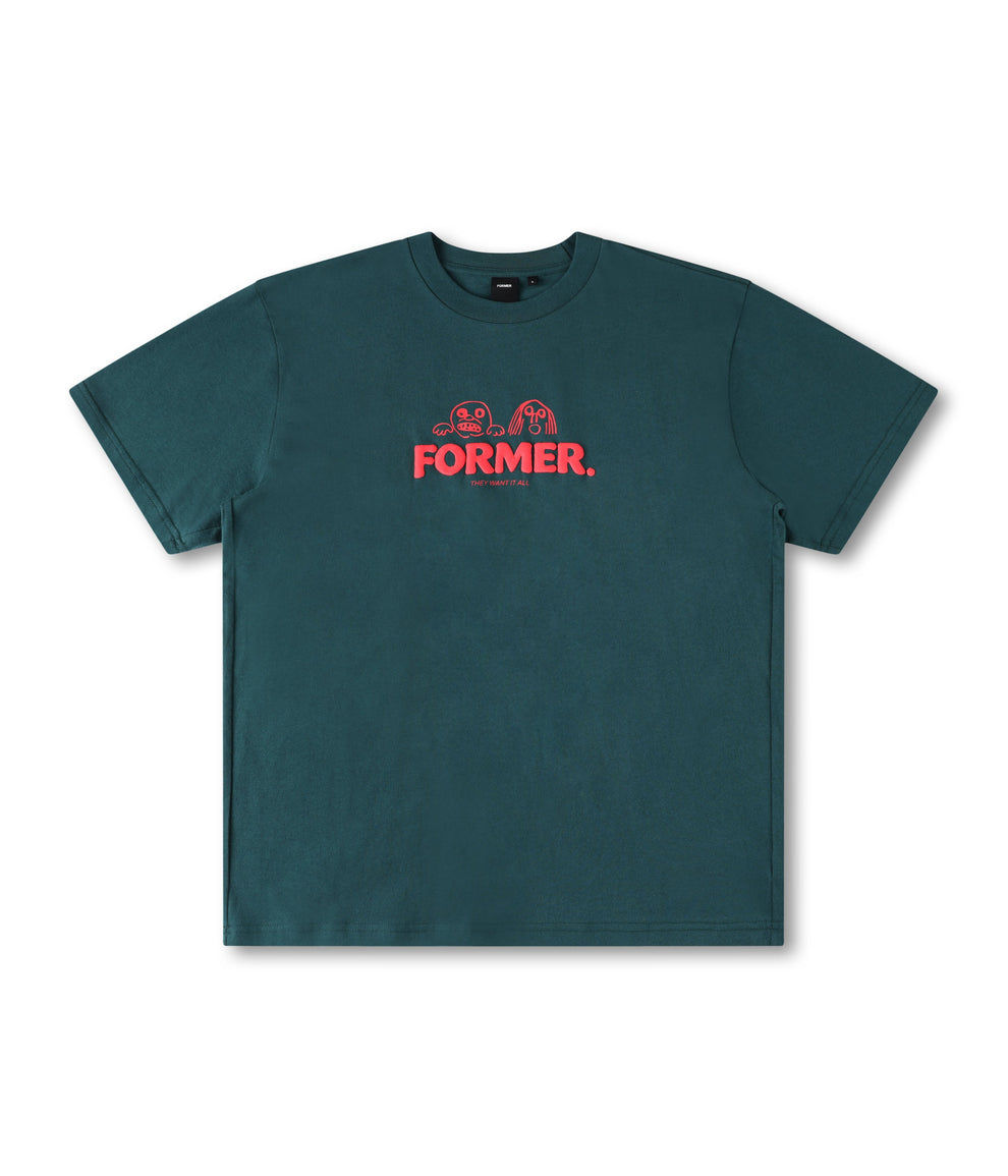 WANT IT ALL T-SHIRT // PETROL – FORMER MERCHANDISE