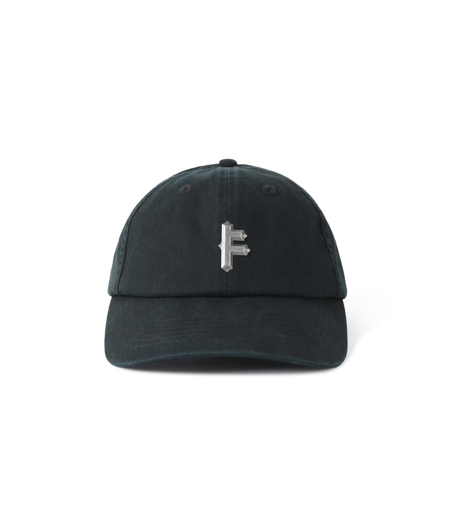 METAL F CAP // BLACK – FORMER MERCHANDISE